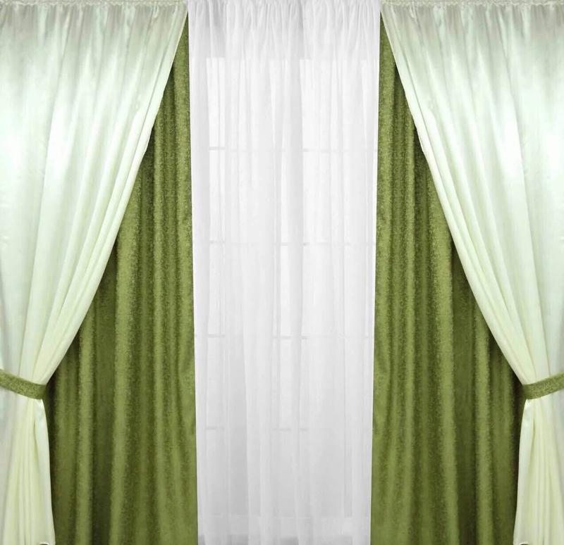 Комплект штор з жаккарда 4 готові штори — ціна 1800 грн у каталозі Штори Купити товари для дому