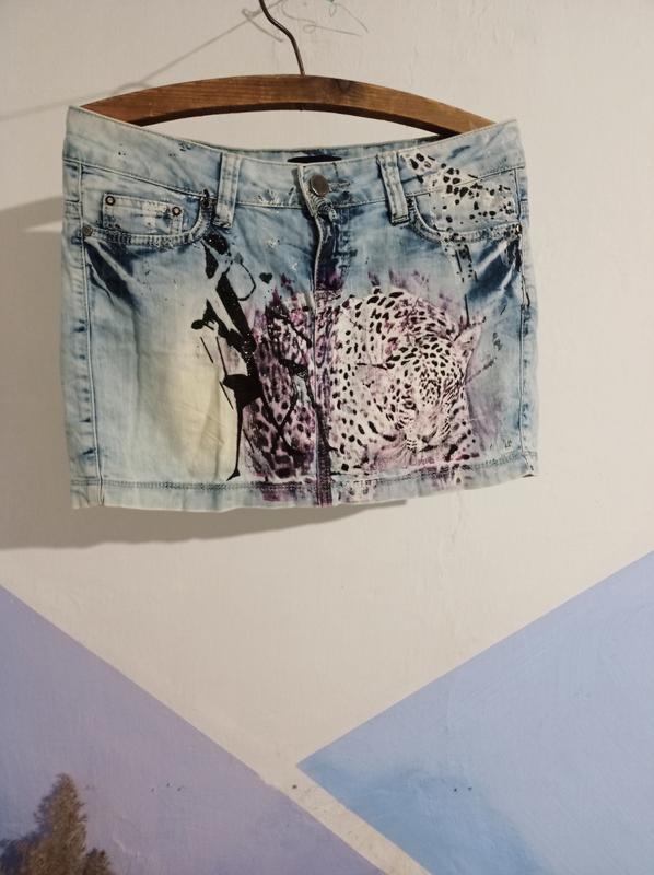 Міні юбка джинсова юбка — ціна 247 грн у каталозі Міні спідниці Купити жіночі речі за доступною