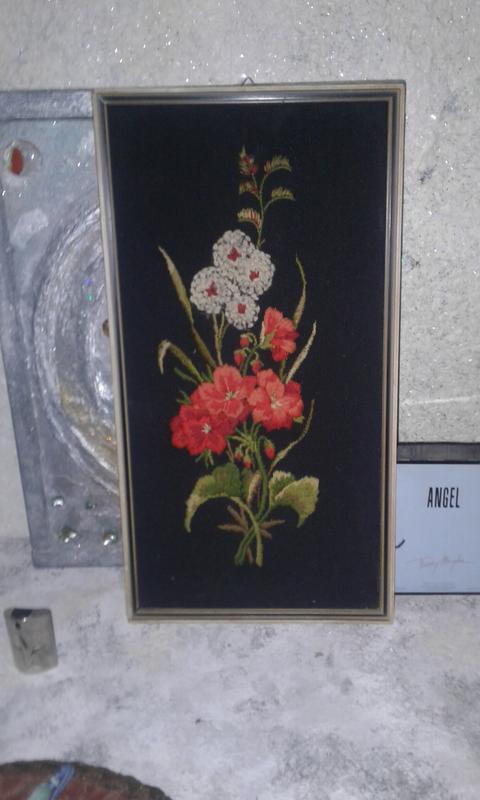 Картина вышивка винтаж — цена 309 грн в каталоге Картины Купить товары для дома и быта по