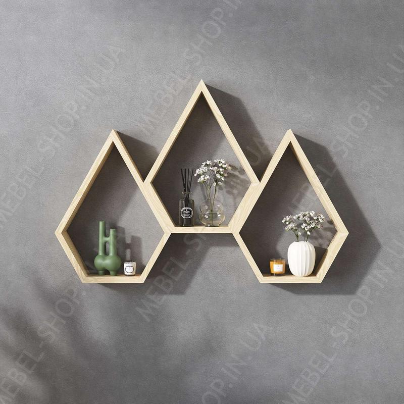 Поличка з дерева — ціна 450 грн у каталозі Полиці Купити товари для дому та побуту за доступною