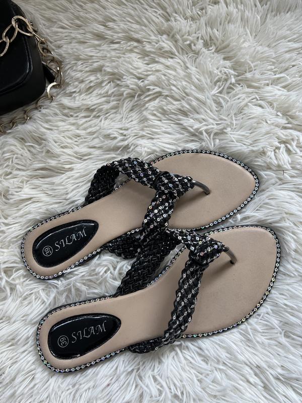 Шльопанці в пайетки — ціна 250 грн у каталозі Шльопанці Купити жіночі речі за доступною ціною на