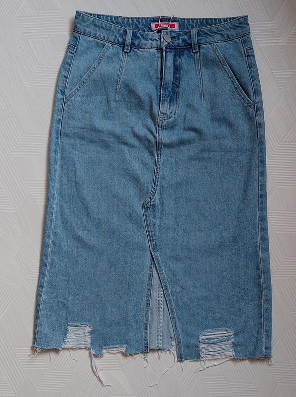 Спідниця джинсова міді — ціна 750 грн у каталозі Міді спідниці Купити жіночі речі за доступною