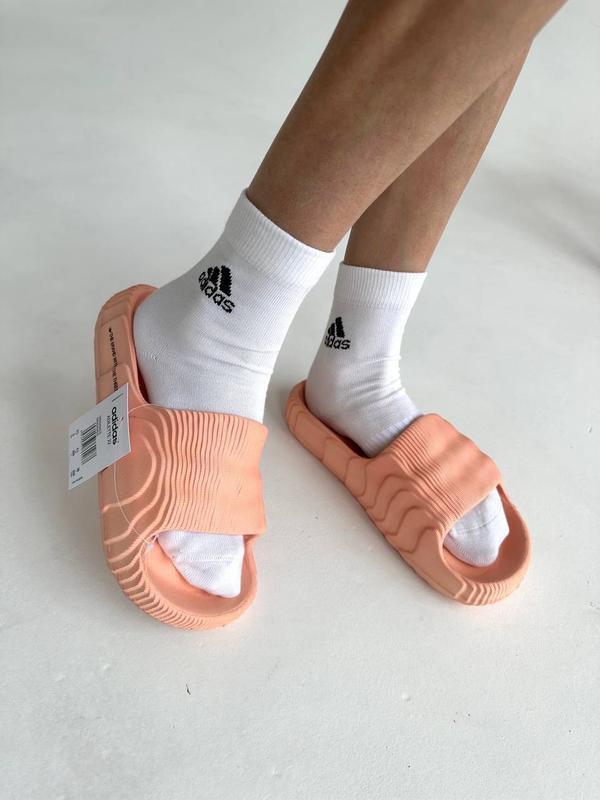 Женские шлепанцы adidas adilette slides peach#адидас — ціна 2200 грн у ...