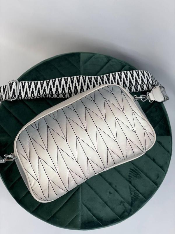 Сумка женская на плечо с широким ремнем кросс боди из искусственной эко кожи Crace — цена 1360