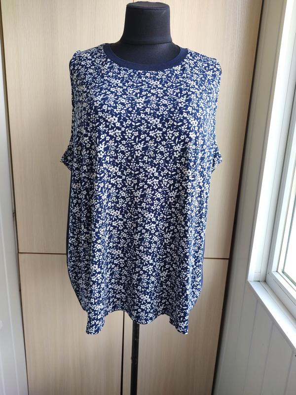 Блузка великого розміру — ціна 90 грн у каталозі Блузи Купити жіночі речі за доступною ціною на