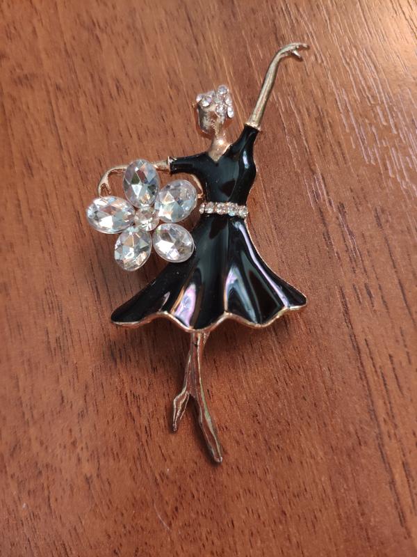 Біжутерія брожка балерина — ціна 90 грн у каталозі Брошки Купити