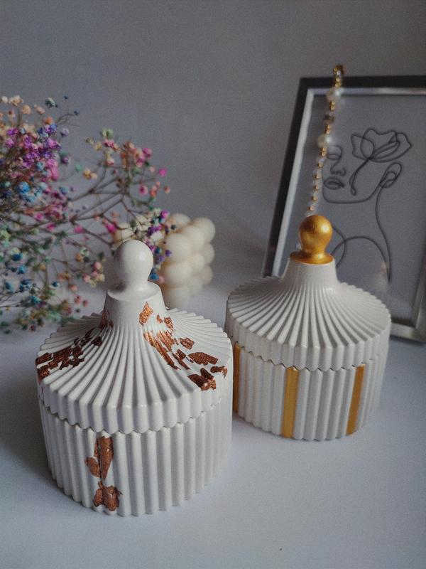 Гіпсове кашпо «шкатулка — ціна 120 грн у каталозі Скриньки Купити товари для дому та побуту за