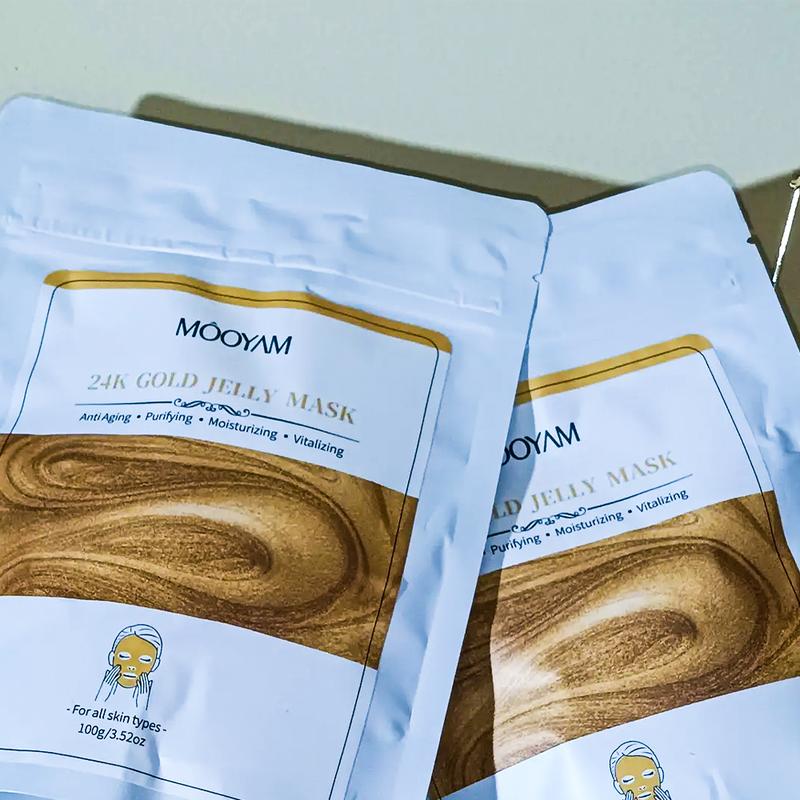Альгинатная маска с золотом для лифтинга кожи mooyam 24k gold jelly ...