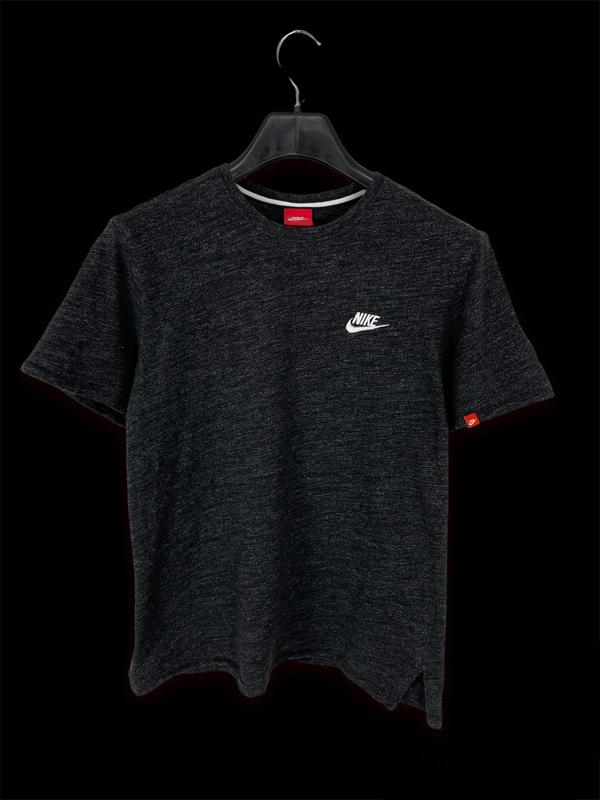 Оригинал структурная футболка найк с вышитым лого tech fleece поло ...