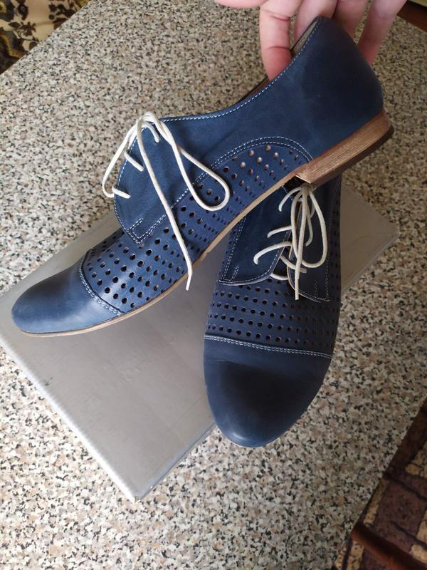 Шкіряні оксфорди — ціна 800 грн у каталозі Оксфорди Купити жіночі речі за доступною ціною на