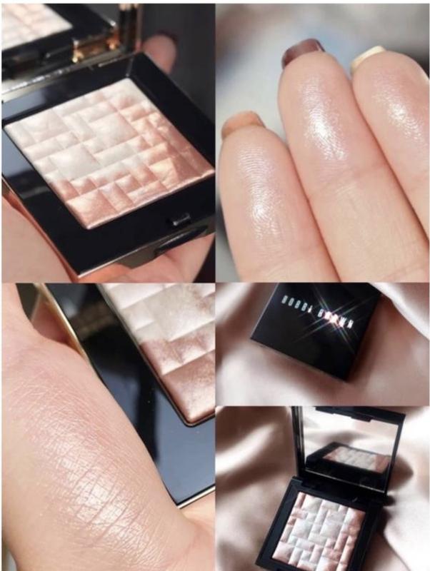Роскошный хайлайтер bobbi brown highlighting powder в оттенке pink glow ...