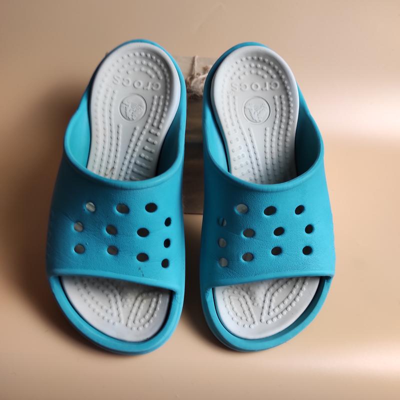 Шлепанцы шлепки крокс crocs m6 w8 р.38-39 длина стельки 25 см. — цена ...