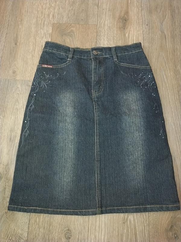 Джинсова спідниця — ціна 150 грн у каталозі Міді спідниці Купити жіночі речі за доступною ціною