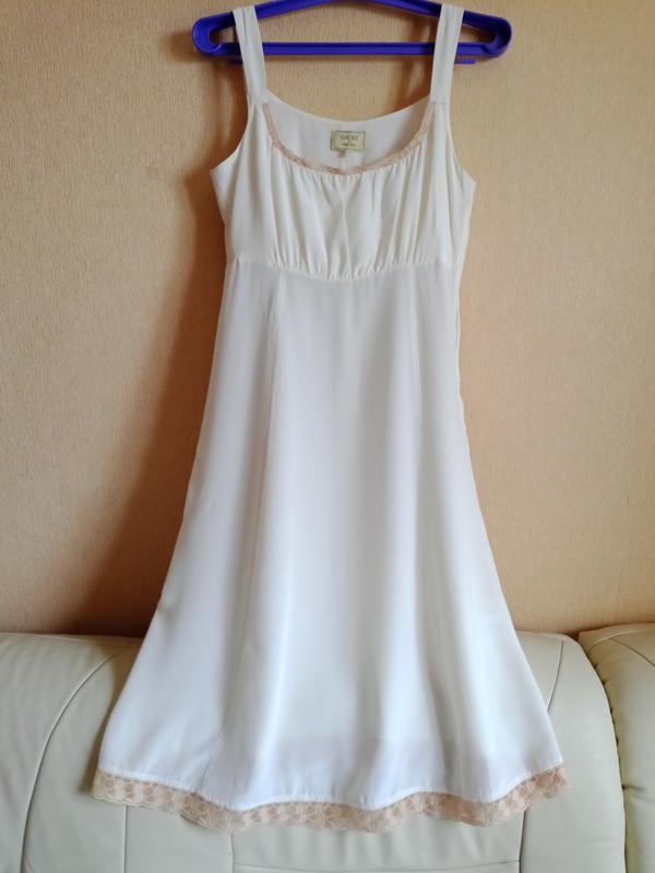 Эксклюзив 100 шелк Noa Noa сарафан платье шелковое с комбинацией — цена 1500 грн в каталоге