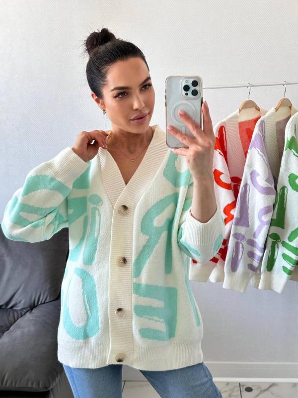 Кардиган букви — ціна 720 грн у каталозі Кардигани Купити жіночі речі