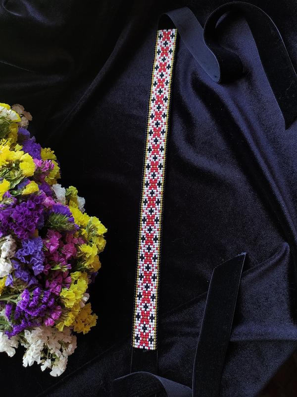 Ленточный гердан — цена 450 грн в каталоге Колье и ожерелья Купить аксессуары по доступной цене