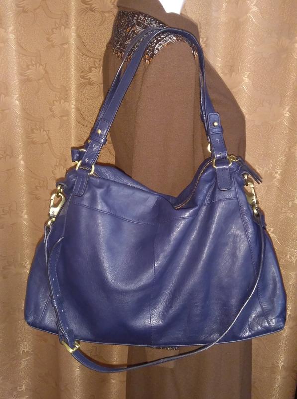 Linea weekend blue torrie tote сумка 30*40*14 натуральна шкіра — ціна ...