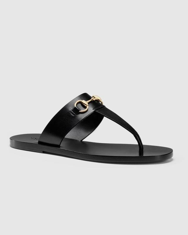 Gucci черные кожаные вьетнамки gucci horsebit thong оригинал — цена ...