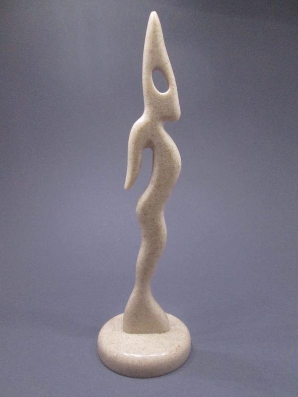 Фігурка статуетка анунаки чоловік ручна робота багато різних квітів штучний камінь