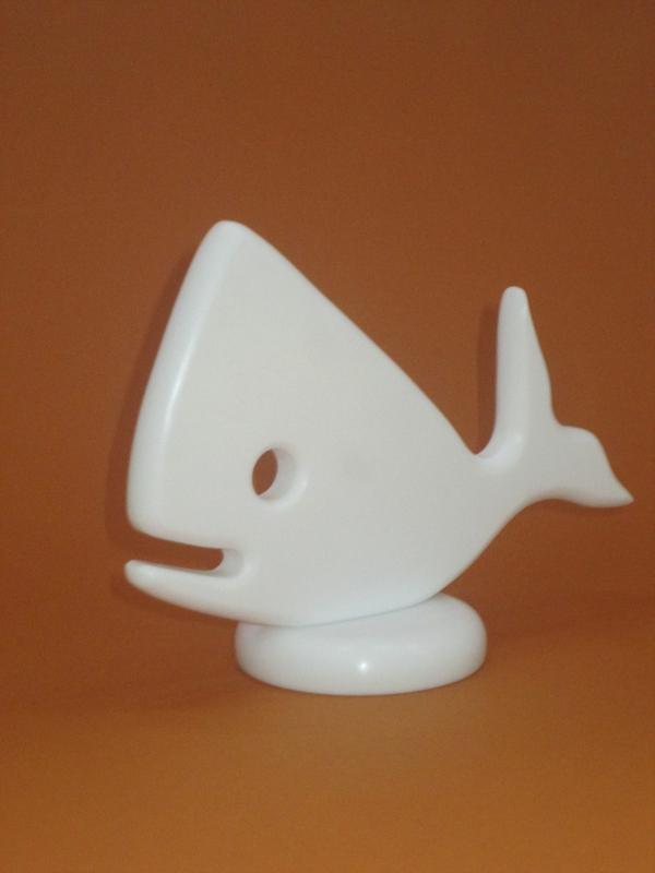 Фигурка статуэтка кит ручная работа искусственный камень — цена