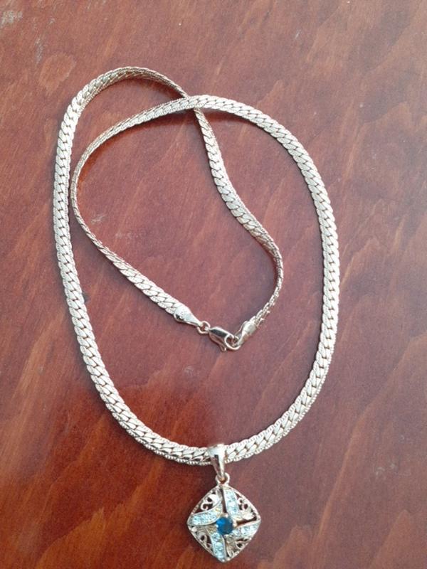 Ланцюжок з кулоном позолота 18к ширина 4 мм — ціна 425 грн у каталозі Ланцюжки Купити