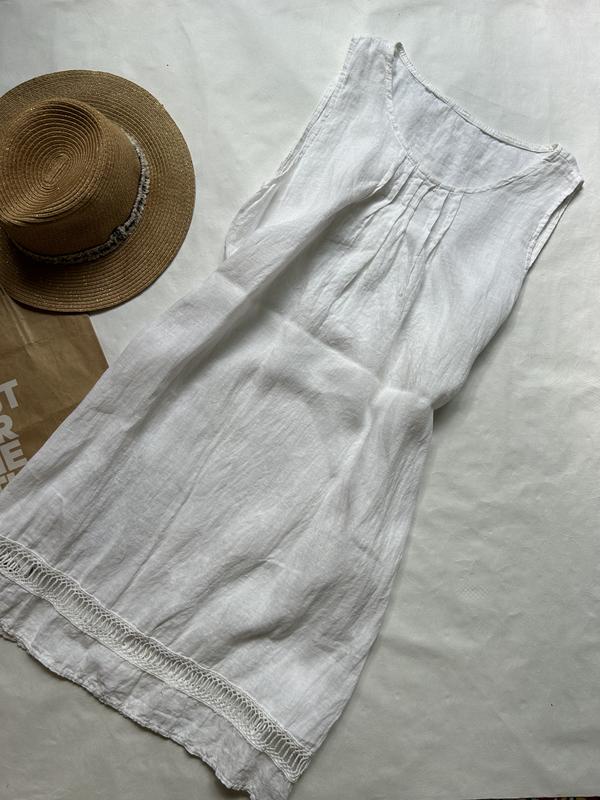 Сукня сарафан 100 льон італія — ціна 450 грн у каталозі Сукні міді Купити жіночі речі за