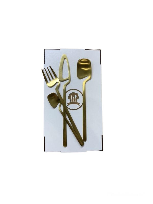 Набор столовых приборов kitchen на 6 персон gold — цена 2584 грн в ...