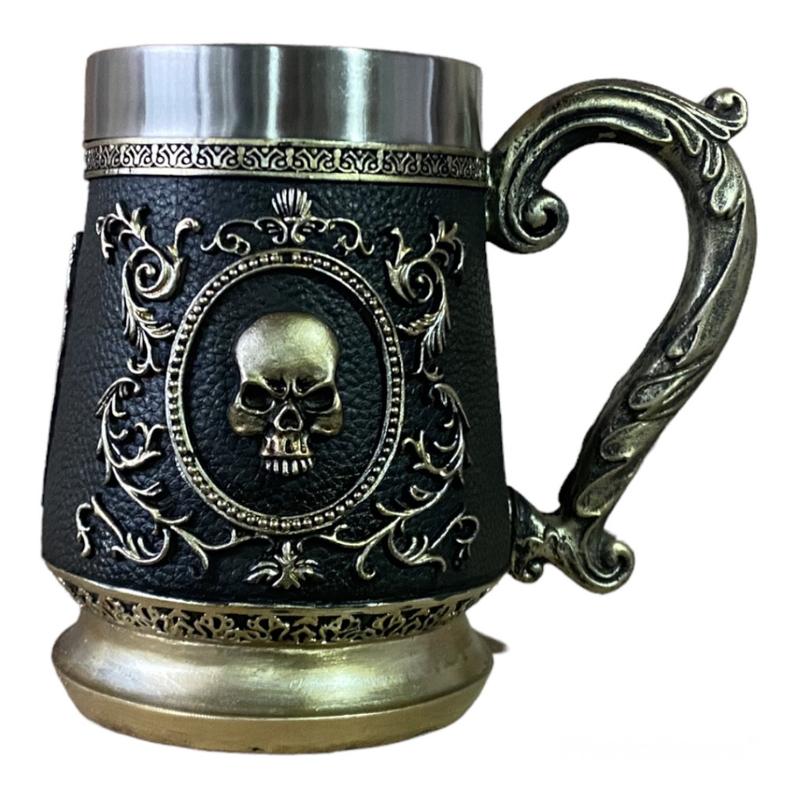 Кухоль чашка 3d череп картина 500ml — ціна 1391 грн у каталозі Чашки Купити товари для дому та