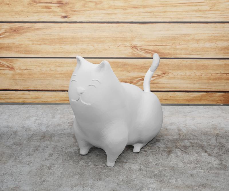 Статуетка кіт товстун — ціна 230 грн у каталозі Статуетки Купити товари для дому та побуту за