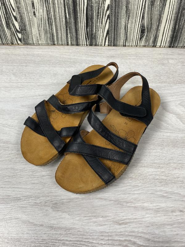 Жіночі фірмові шкіряні сандалії босоніжки 5th avenue clarks gabor teva ...