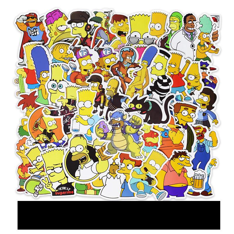 Набор виниловых наклеек стикеров симпсоны\ simpsons — цена 88 грн в ...