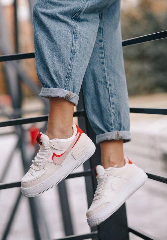 Женские кроссовки nike air force 1 shadow phantom найк аир форс форсы ...