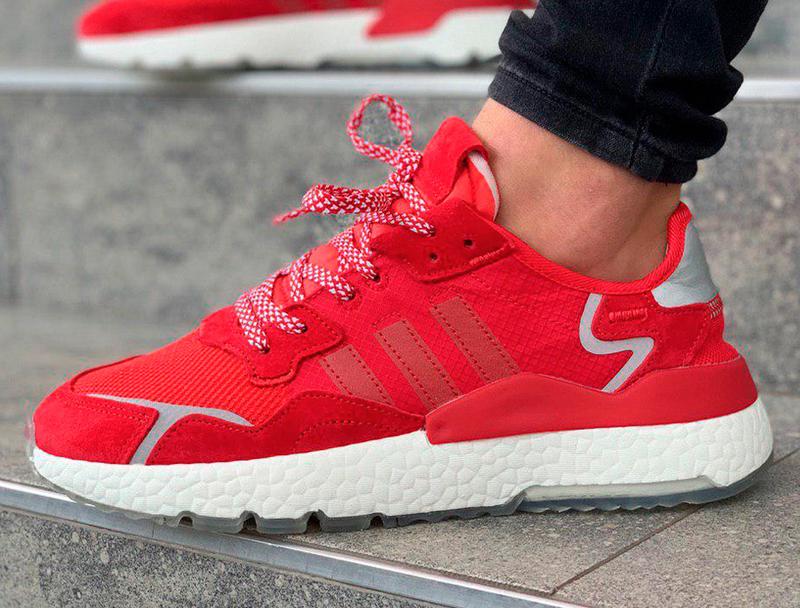 Adidas Nite Jogger Red — ціна 1750 грн у каталозі Кросівки Купити жіночі речі за доступною ціною