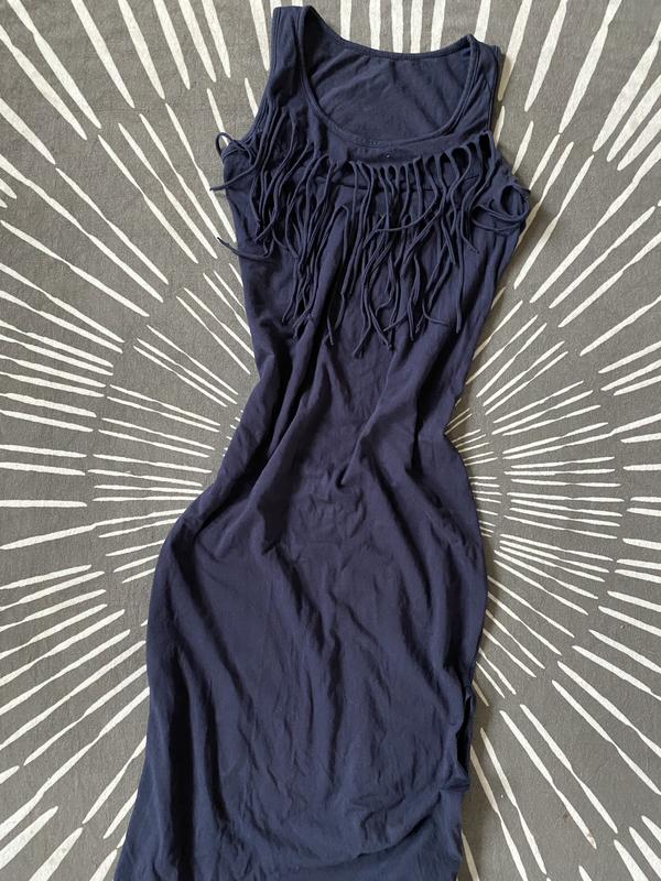 Сукня з бахромою сарафан — ціна 150 грн у каталозі Довгі сукні Купити жіночі речі за доступною