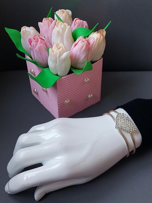 Стильний браслет на руку серця — ціна 100 грн у каталозі Браслети Купити аксесуари за доступною