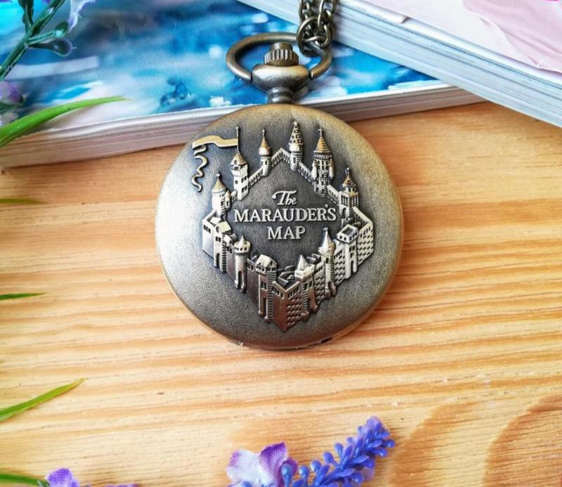 Годинник кулон карта мародерів гаррі поттера Harry Potter The Marauders Map — ціна 374 грн у