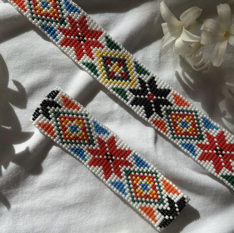 Ленточный гердан и браслет — цена 999 грн в каталоге Комплекты Купить аксессуары по доступной