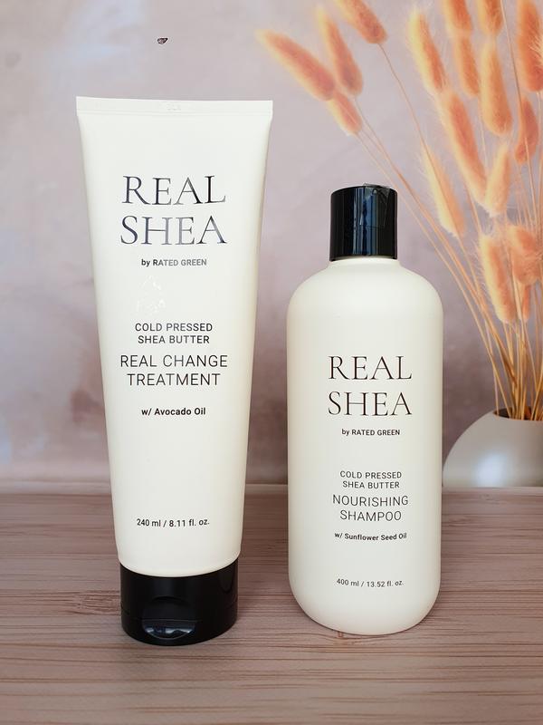 Набор rated green real shea шампунь 400мл + маска 240мл с маслом ши ...