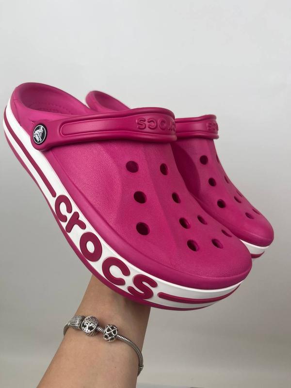 Жіночі крокси сабо crocs bayaband raspberry — ціна 1450 грн у каталозі ...