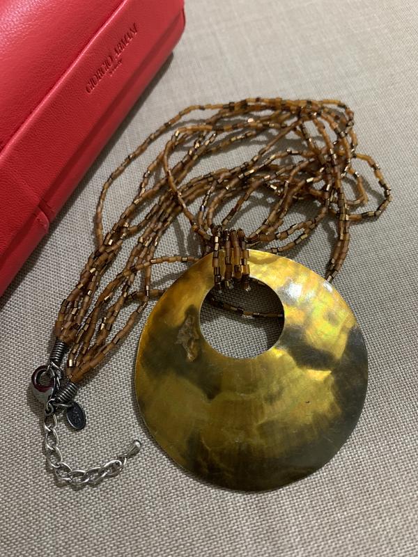 1601 25 колье винтаж перламутр — ціна 280 грн у каталозі Кольє і