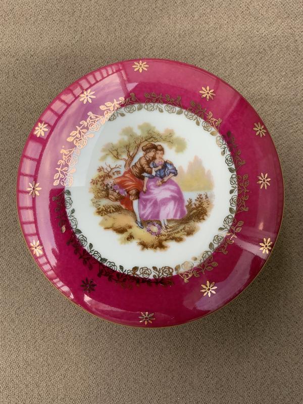 Шкатулка Limoges Query фарфор винтаж ретро — цена 1280 грн в каталоге Шкатулки Купить товары для