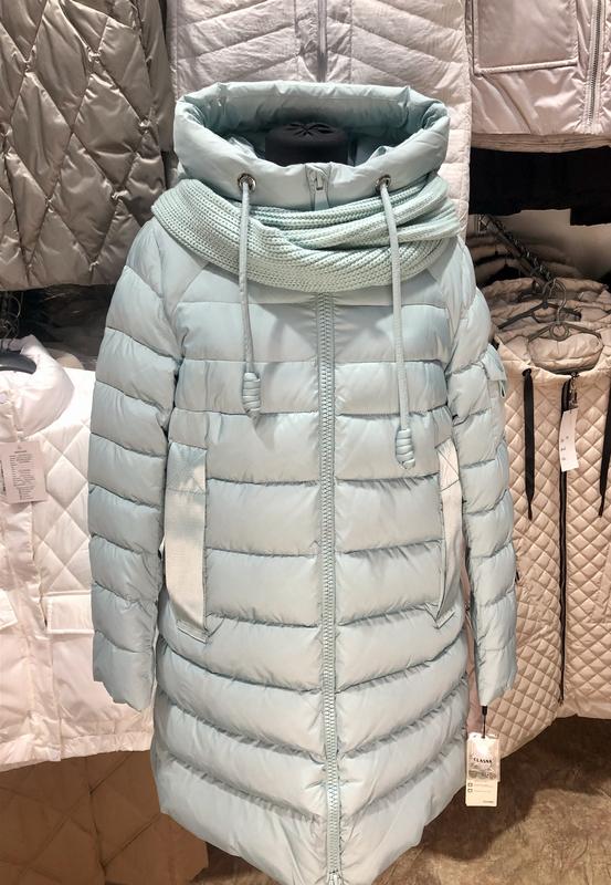 Пуховик Clasna мʼятного кольору — ціна 4500 грн у каталозі Пуховики Купити жіночі речі за