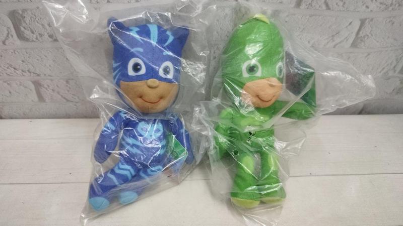 М'яка іграшка " герої в масках" кетбой, геко, pj masks 20 см — ціна 370 ...