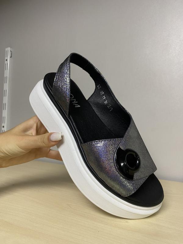 Шкіряні жіночі сандалі — ціна 690 грн у каталозі Сандалі Купити жіночі речі за доступною ціною