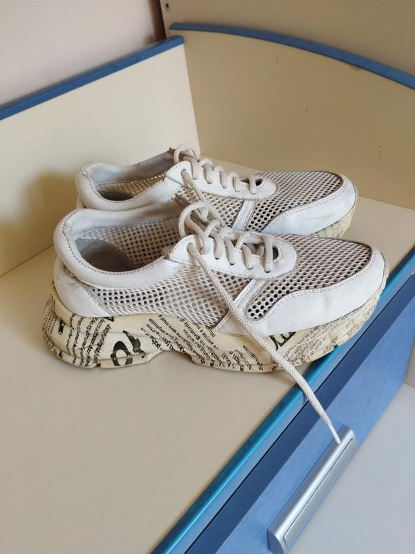 Кожаные кроссовки лето сетка — ціна 160 грн у каталозі Кросівки Купити жіночі речі за доступною