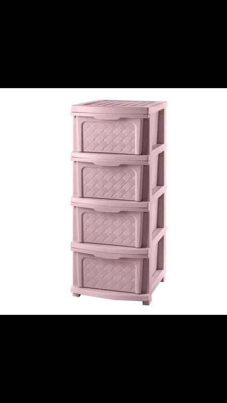 Комод пластиковый 4 яруси — ціна 1099 грн у каталозі Комоди Купити товари для дому та побуту за