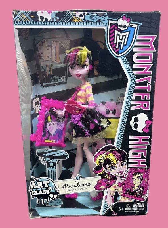 Лялька монстер хай дракулаура monster high art class draculaura doll ...