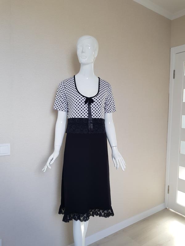 Гарне трикотажне плаття Pompoos — ціна 120 грн у каталозі Сукні міді Купити жіночі речі за