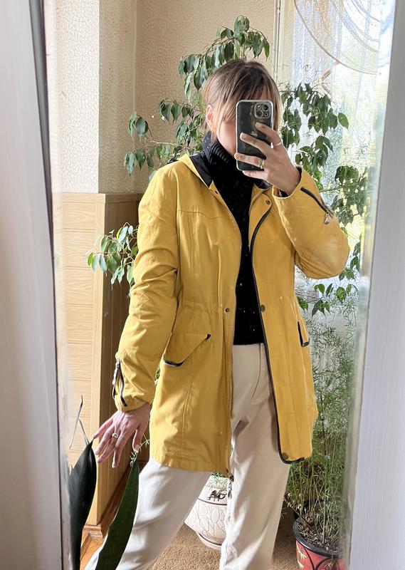 Жовта парка без утеплювача — ціна 499 грн у каталозі Парки Купити жіночі речі за доступною ціною