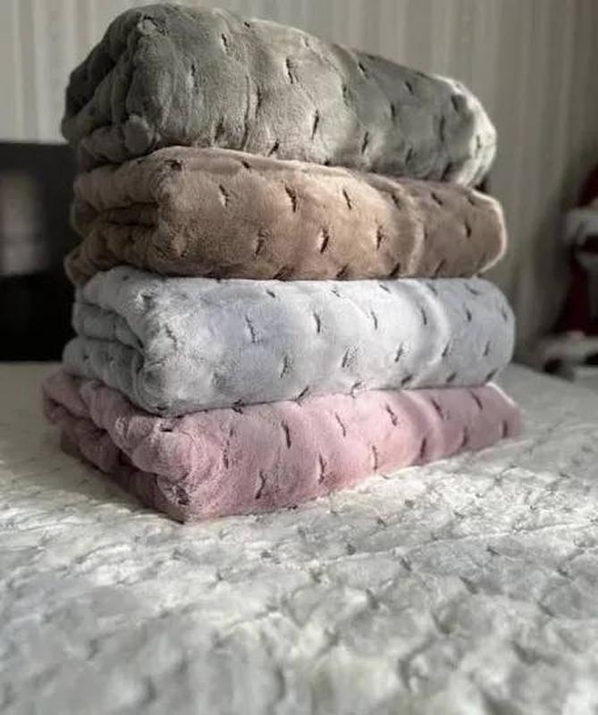 Дуже ніжний і мякий велюровий плед покривало рай — ціна 1300 грн у